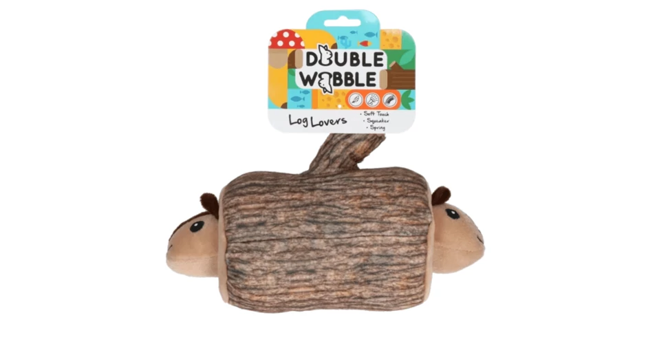 Szerelmes mókusok, plüss húzogatós játék, Double Wobble - Plüss játékok ...