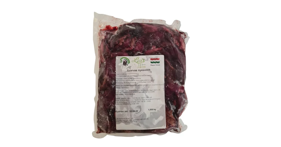 Szarvasnyesedék 1kg, Livi's Green - Csontmentes húsok - BARFSHOP.hu